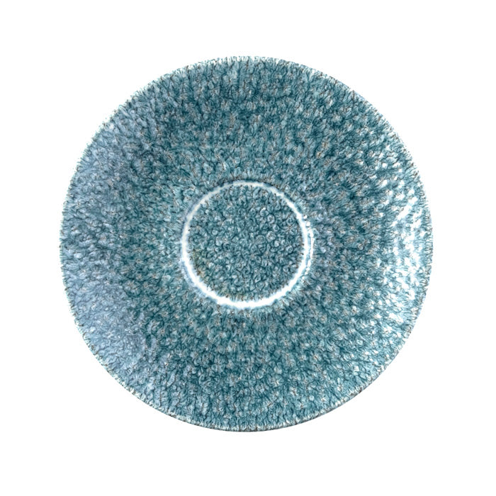 Plato Taza Cafe 16 Cm Topaz Blue Raku Studio Prints — ProEpta